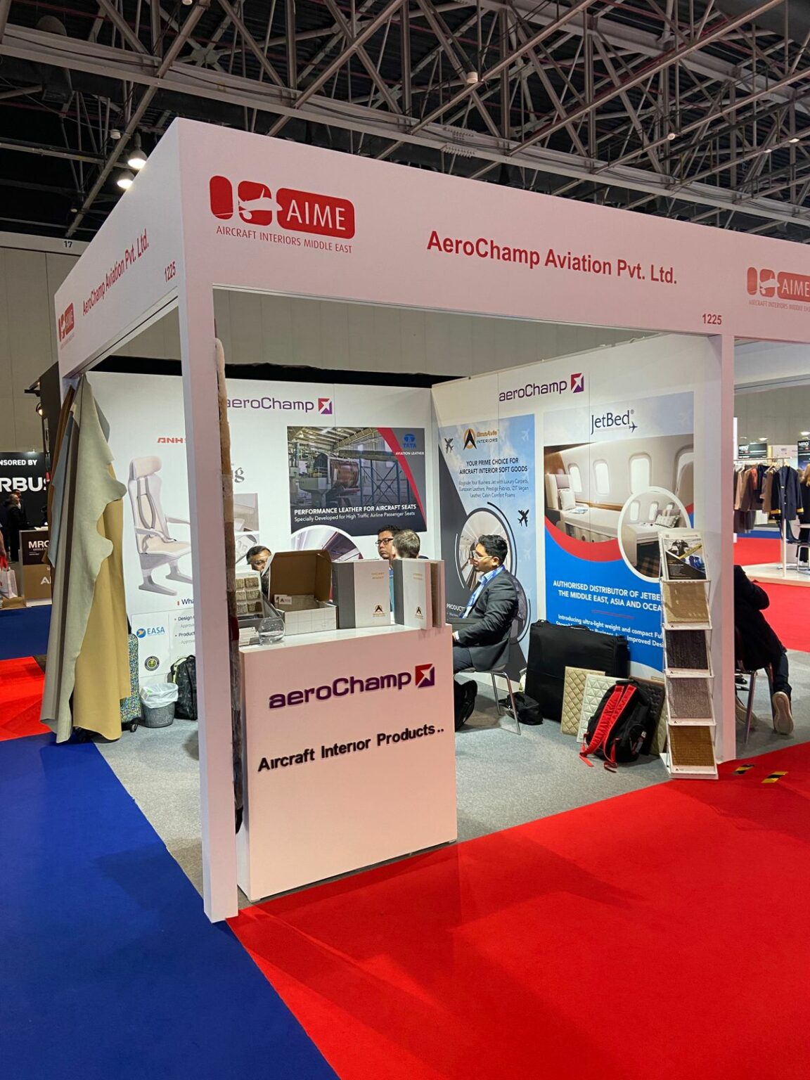 Our participation in Aircraft Interiors Middle East (AIME) 2023 at Dubai - AeroChamp